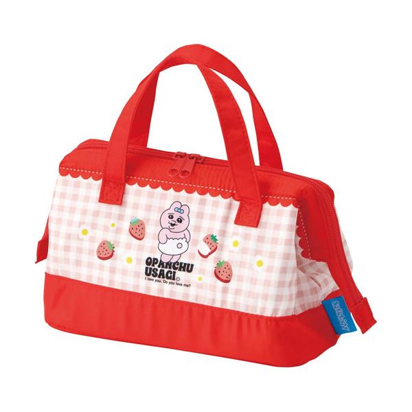 おぱんちゅうさぎ (いちご) 保冷 保温 がま口型ランチバッグ お弁当袋 KGA1 【赤 苺柄 お弁当箱入れ アルミ蒸着 大容量 ランチトートバッグ 給食】キッチン用品で国内大手のスケーター株式会社の商品です!化粧ポーチみたいにおしゃれで可...