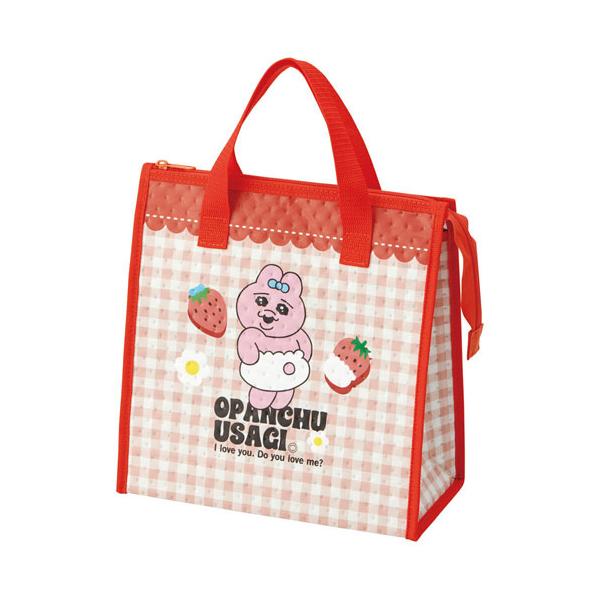 おぱんちゅうさぎ (いちご) 保冷バッグ 不織布ランチトートバッグ FBC1 【アルミ蒸着 お弁当用 大きめ ランチバッグ 給食 遠足 グッズ 雑貨】キッチン用品で国内大手のスケーター株式会社の商品です!お弁当箱とマイボトルが一緒に入る便利...