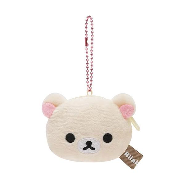 リラックマ ミニミニぬいぐるみコインケース (コリラックマ) CK69202 【ミニポーチ 財布 ボールチェーン マスコットぬいぐるみキーホルダー 人形 本体 グッズ 雑貨 玩具】ぬいぐるみみたいなミニミニ顔型小銭入れです!指輪等のアクセサ...