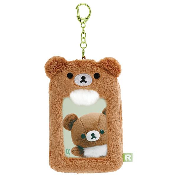 リラックマ ぬいぐるみフォトキーホルダー(チャイロイコグマ) AB34304 【トレカ チェキ 写真 収納 カラビナ グッズ 雑貨 プレゼント 誕生日 ギフト】毎日リラックマたちと一緒に過ごせる！チャイロイコグマのぬいぐるみフォトキーホルダ...
