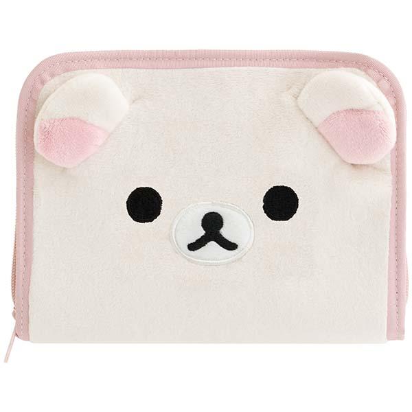 リラックマ ぬいぐるみマルチ貴重品ケース (コリラックマ) CA83902 【母子手帳ケース 通帳入れ パスポートケース マルチケース ポーチ グッズ プレゼント】『チャイロイコグマのくまきゅんDays』テーマから、ぬいぐるみマルチ貴重品ケ...