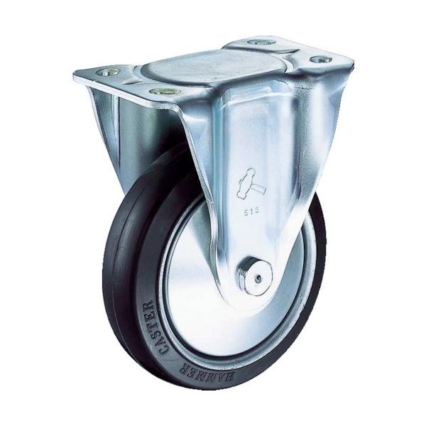 重量用に特に設計されたキャスターです。極厚の材料をプレス加工し重荷重に耐えられる様に製作されたキャスターです。超重量用。プレート式固定式許容荷重(daN)：240許容荷重(kgf)：244.8車輪径D(mm)：125車輪幅(mm)：44取付...