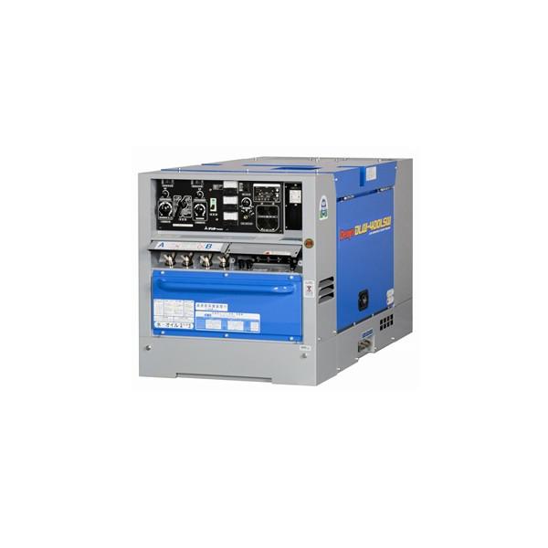 デンヨー DLW-400LSW 超低騒音型ディーゼルエンジン溶接機は、高出力の溶接性能と安定した電源供給機能を両立した業務用溶接機です。 2人同時使用にも対応し、現場の高負荷溶接作業や電源ニーズに応えます■ 高出力直流溶接機能（30〜400...