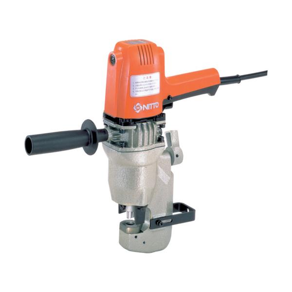 日東工器 E25-0615 ハンディセルファーは AC100V 電源対応の軽量・小型電動油圧パンチャーです。本体と油圧ポンプが一体化した設計で優れた取り回し性能を発揮し、丸穴・長穴の穴あけ加工が行えます。最大 φ15mm までの穴あけに対応...