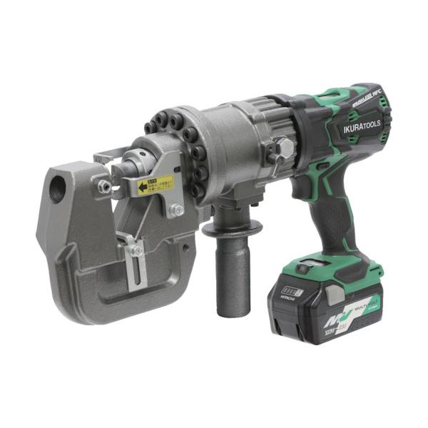 育良精機 ISK-MP2050LF 充電式コードレスパンチャー は、36V バッテリー駆動×油圧式で電源不要でも高パワー穴あけを実現するモデルです。軽量約11.6kg（バッテリー装着時）で高所・屋外・電源なし現場でも自由に穴あけ作業が行えま...