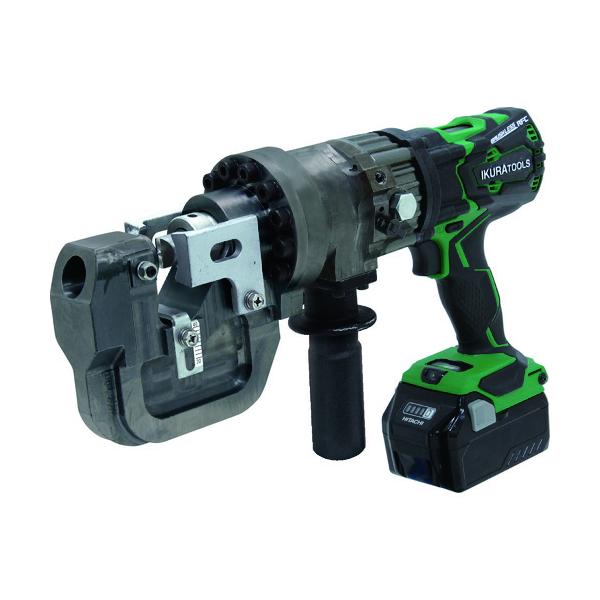 育良精機 ISK-MP20LF は、電動油圧式の**コードレスパンチャー（36V）**です。業界でも珍しい36Vモーターを搭載し、**AC100V機に負けない高出力**で鋼材・ステンレスへの穴あけ作業を行えます。1回の満充電で**多数の打抜...