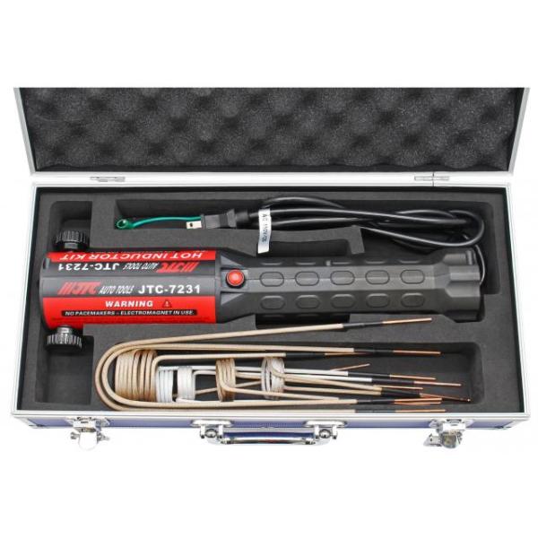 錆びて固着したボルトナット　まだバーナーで炙ってますか？IH（電磁誘導）で瞬間加熱！！急速加熱で固着したネジやベアリングの分解に使用します。●電源：100V　●チューブコイル：Φ25mm、Φ30mm、Φ45mm　各2本　●フレキシブルコイル...