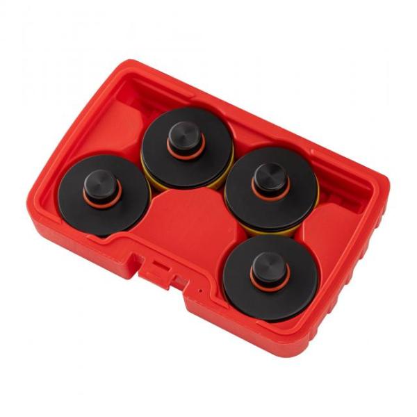 安全なリフトアップの必需品　タイヤ交換・クイック作業用リフトパット●モデル3・Y用 　4個セット●サイズ:Φ63mmx高さ37mm