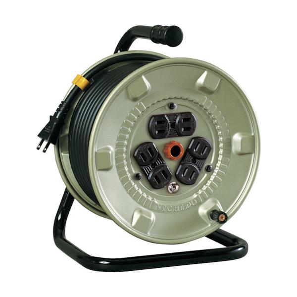 長さ、保護機能、電線種など多種多様のコードリールです。AC100Vアースなしブレーカーなし電線種：VCT電線仕様長さ(m)：20電線仕様太さ(（ＭＭ２）)：2.0電線仕様芯数(C)：2定格電流(A)：5コンセント仕様定格：2P・15A・12...