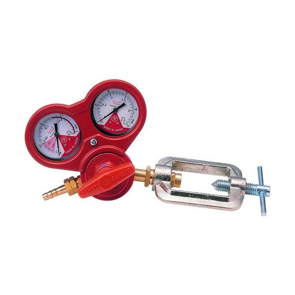 ヤマト産業 アセチレン調整器 SSジュニア N-SSJ-ACです。コンパクト設計と圧力計カバー付です。新JIS対応品です。アセチレンガス用調整器。1次側使用圧力：0.4〜1.55MPa2次側使用圧力：0.02〜0.098MPa