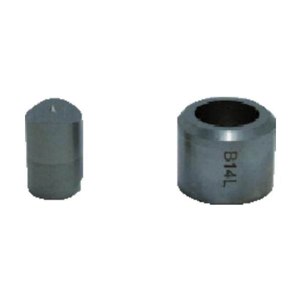 鉄t6mm、ステンレスt4mmの穴あけに。イクラ製パンチャー用の替刃セット。穴サイズ(mm)：丸穴 8適合機種：MP15L/MP15LE