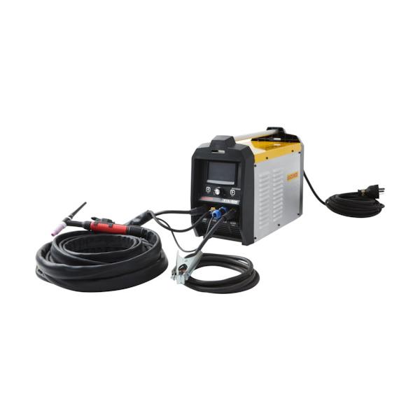 スター電器 SUZUKID TIG溶接機 STG-200ACDCは、家庭用100Vから工場用200Vまで対応したAC/DCパルス搭載の高性能TIG溶接機です。フルデジタル制御で安定したアークを実現し、初心者でも美しい溶接が可能です。■軽量1...