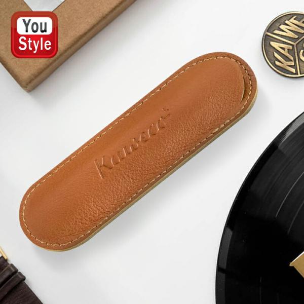 カヴェコ KAWECO ペンケース リリプット liliput 専用ケース ブランディ CASEL2D 2本用 ソフトレザー レザーペンケース