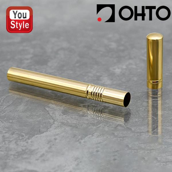 オート消耗品 OHTO 芯ケース シャープ 芯ケース 真鍮 ゴールド SPC-350 ネジ式 シャープ芯入れ オフィス おしゃれ シンプル 文房具 事務用品 ファッション ペンシル替え芯2.0mm対応