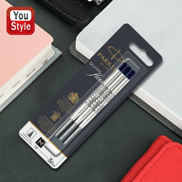 パーカー PARKER クインクフロー 油性ボールペン替え芯 ブラック 3本入 M 1.0mm  2119151