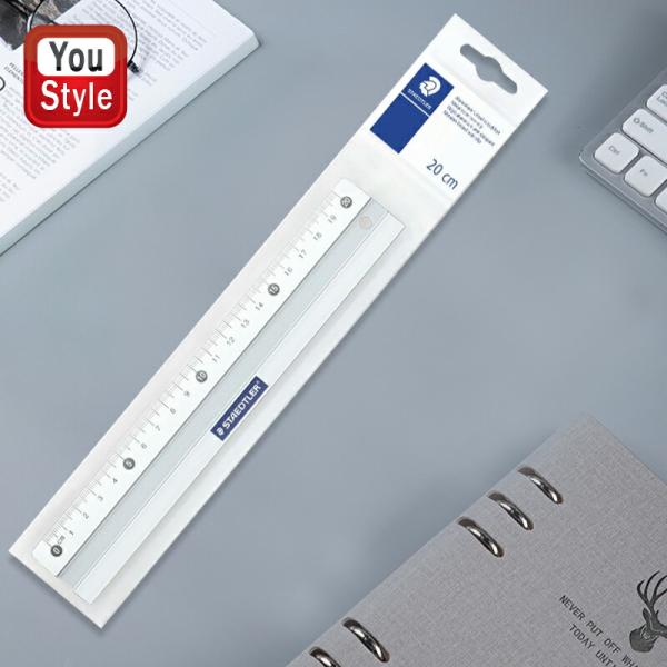 ステッドラー STAEDTLER   アルミスケール 20cm  アルミ定規 56320