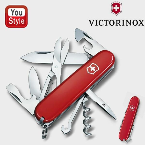 【機能数14】この軽量でコンパクトなツールがあれば、次の冒険への備えは万全。ビクトリノックス VICTORINOX マルチツール クライマー（14機能）91mm レッド 1-3703 災害 防災 グッズ マルチツール 多機能 おしゃれ プレ...