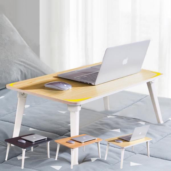 【仕様】サイズ：60*40*29cm材質：天板・無垢材（木）、足・プラスチック重量：約2.3kgカラー：木目調ホワイト系、木目調ライト系、木目調ブラック系【特徴】●折り畳み式手で簡単に脚が外せるので、使用しない時に片隅に簡単収納可能。●コン...