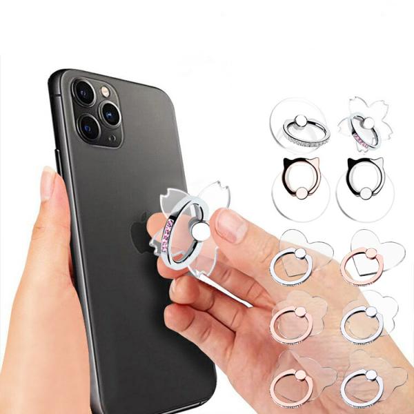 【仕様】対応機種：全機種対応（iPhone・iPad・android・Xperia・Galaxyなど、スマートフォン・タブレット ）主素材：亜鉛合金タイプ：丸型、桜、猫(シルバー)、猫(ローズゴールド)、ハート(シルバー)、ハート(ローズゴ...