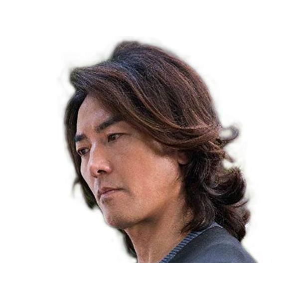「商品情報」「主な仕様」男性用のロン毛、茶髪のフルウイッグ、カツラです。男性用の長髪フルウィッグ、カツラです。サイズはワンサイズでカラーは茶髪のみ。ドイツの基準をクリアした高品質な素材使用のリアルなウィッグです。薄毛でお悩みの方はもちろん、...