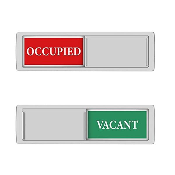 「商品情報」「主な仕様」室内の状況を外部へお知らせするサインプレート。赤・青のメッセージ表示部分には防水性・耐久性・耐衝撃性・耐摩擦性に優れたアクリル素材、枠はシルバーメタルフレーム。直径3cmの両面シールが2枚付属していますので、お手元に...