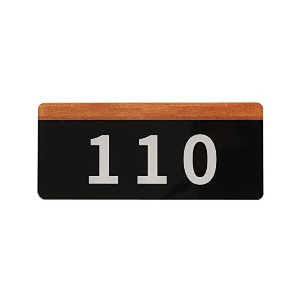 「商品情報」「主な仕様」部屋番号などの数字の アクリルプレート、裏面シールです。サイズ：15cmx6.5cmx厚さ2.8mm　「101」「102」「103」「104」「105」 「201」「202」「203」「204」「205」 「301」...