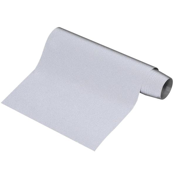 「商品情報」「主な仕様」縫い付け用 の反射 テープ です。裏面は粘着無しの非粘着タイプです。色：グレー　サイズ：幅3cmx長さ5M高光沢化学繊維布用反射テープ。ポリエステル繊維100％。ほかの生地になじみやすく通気性に富み、凹凸がなく地球に...