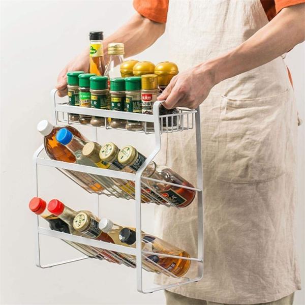 【優れた素材】太く丈夫なステンレスワイヤーでしっかりした作り、安定感は抜群です。高品質な素材により、金属の光沢が輝くて見た目がキレイです。【斜めデザイン】斜め収納なのでコンパクト＆水切れ抜群＆取り出しやすい！斜め収納でキチンとお風呂場の整理...