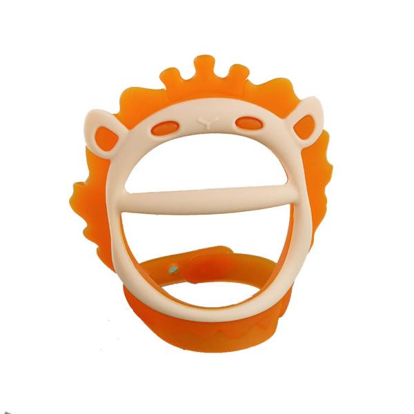 材質：シリカゲルこの製品は、指を吸う習慣がある赤ちゃんや幼児に適しています。短い時間で、親指を吸う悪い習慣が変わります。ニブリングの悪い習慣を修正し、傷を防ぎます。この製品は通常、1?3歳の赤ちゃん、年齢若干大きい赤ちゃん、18mm以上の親...