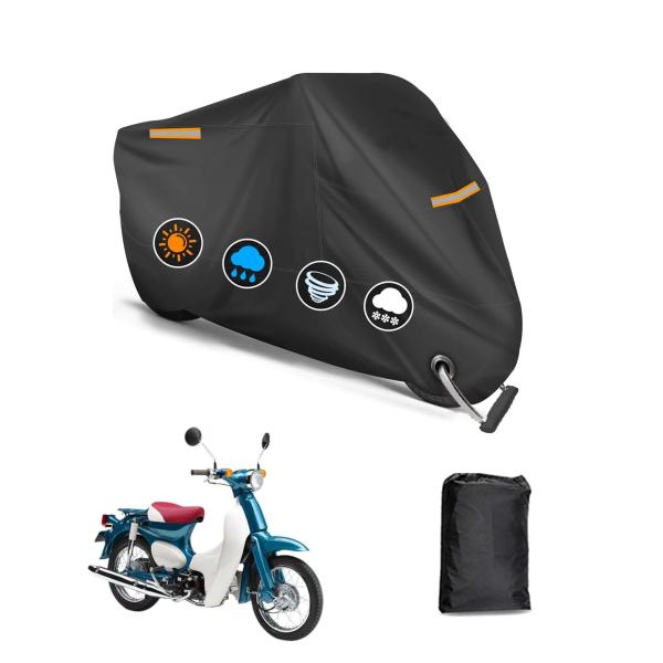 ??【適応車型】：に適用 ホンダ リトルカブ カスタムバイクカバー 購入する前に、あなたの車のモデルが完全に同じであることを確認してください。【バイクカバーはモデルのボディサイズに合わせて作られており、モデルより少し大きくなります。】??【...
