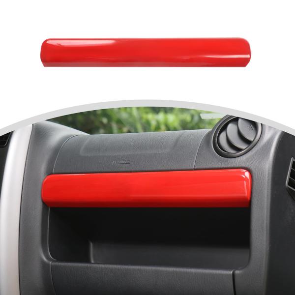 ??【適合車種】ジムニー 助手席の収納コンパートメント装飾は適用 スズキジムニー2018+に適しています。 ご購入の前に、お使いの機種に適合しているかご確認ください。??【 取り付け簡単 】裏側にある両面テープはしっかり貼り付け、85℃の高...