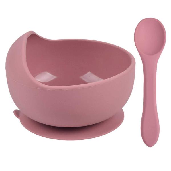 ?【テーブルにピッタリ吸着】ベビー食器セット お皿を引っくり返すことなく、お皿が動かないので、スプーン、フォーク、お箸など一人食べの練習にもオススメです。しっかり吸着したマットも端をめくれば簡単に剥がれます。?【材質】食品グレードのシリコー...