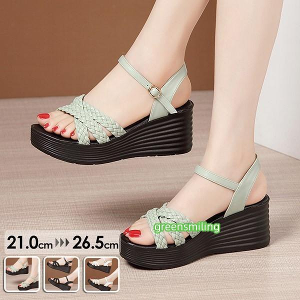 [ セット内容 ]サンダル「記載のないアクセサリー　小物等は付属しません」[ カラー ]ブラック/グリーン/ホワイト[ 素材 ]PU[ サイズ ](cm)21.5/22.0/22.5/23.0/23.5/24.0/24.5/25.0/25....