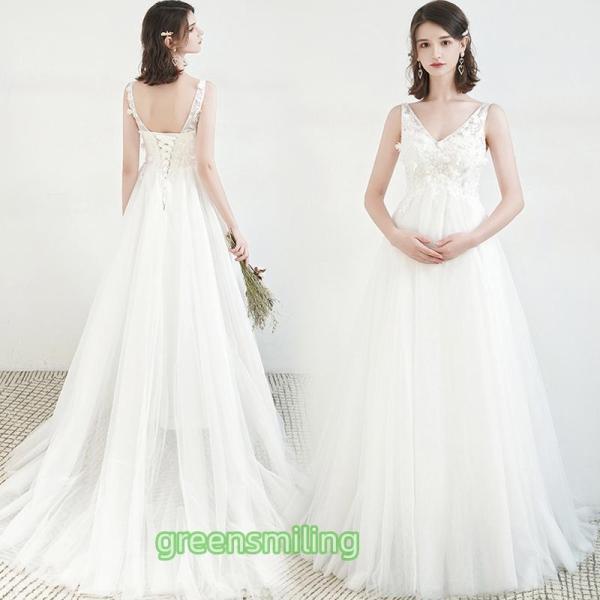 ◆キーワード：ウエディングドレス ウェデイングドレス パーティードレス イブニングドレス カクテルドレス フォーマルドレス ブライダル 花嫁 二次会 披露宴 結婚式 演奏会 発表会 コンサート ステージ コンクール お呼ばれ スレンダー プ...