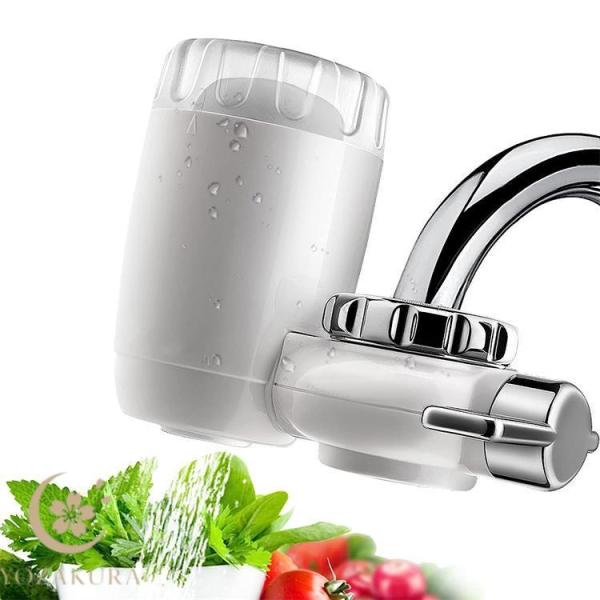 爆買 【透明ビューウィンドウ】カートリッジの状態を監視し、フィルターの寿命を延ばすために時間内にクリーニングします。【7層ろ過 汚染物質の除去】2〜40 nmの層ごとのろ過、沈殿物、錆のろ過、および最大96％の残留塩素の吸着。浄水蛇口ホルダ...