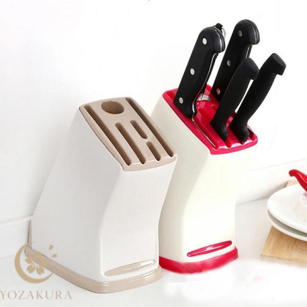 爆買  ■品名：包丁スタンド■素材：pp■カラー：全3色■サイズ：写真参考■重量（約）：178g検索ワード：包丁スタンド おしゃれ ナイフスタンド 包丁立て キッチンナイフ ハサミスタンド キッチン 収納 調理小道具たて 包丁 スタンド ナ...