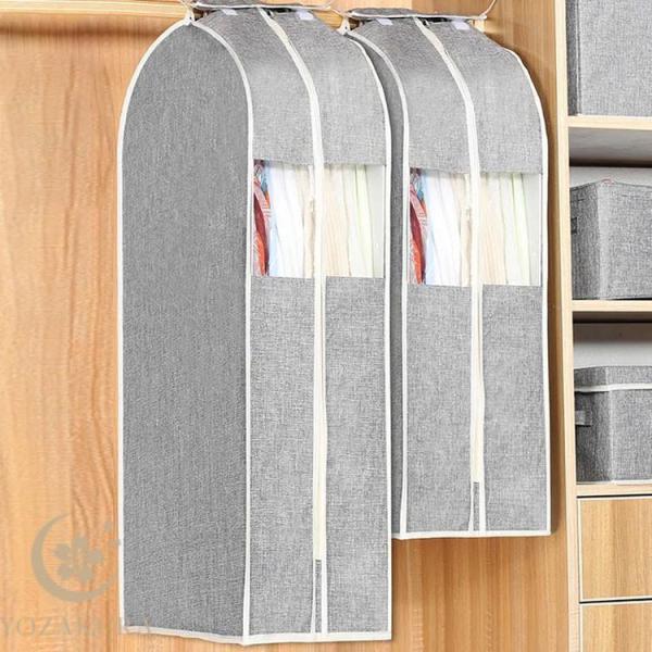 爆買 ■ 品名：衣装カバー■ 素材：綿麻■ カラー：全4色■ サイズ：S-L検索ワード：衣装カバー 洋服カバー 半透明タイプ まとめてタイプ ホコリ防止 衣替え 衣類収納ケース 取り付け簡単 衣類カバー ウエアカバー 洋服カバー 衣類 マチ...