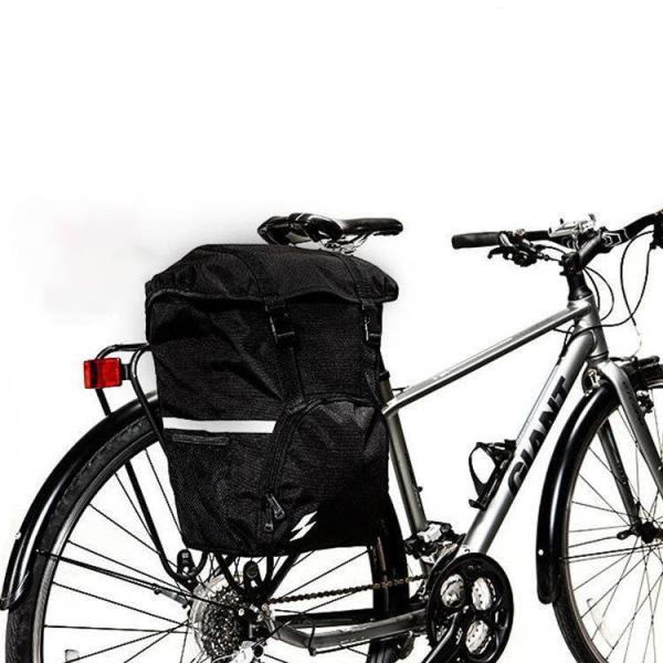 【品名】:サイクルバッグ【素材】:ポリエステル【重さ】：0.72kg【容量】：15L【サイズ】：横30cm*マチ13cm*縦40cm高品質のポリエステル素材で作られ、大容量で耐久性が良いサイクルバッグです。容量が約15Lあり、お弁当箱やレジ...