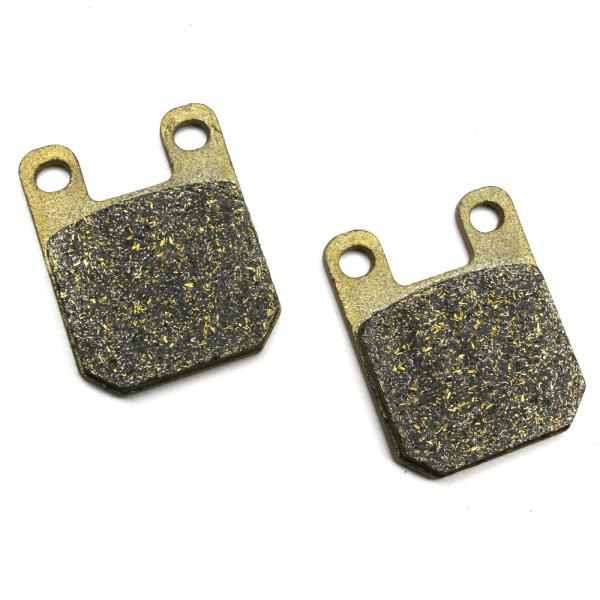 商品仕様：■新品　未使用■左右2枚セット(1キャリパー分)出品となります。※車種により１キャリパー４枚必要の場合があり、左右形状異なるので、ご確認の上ご購入してください。■ブレーキパッドのサイズは（全長X幅X厚み）36 x 46 x 6mm。