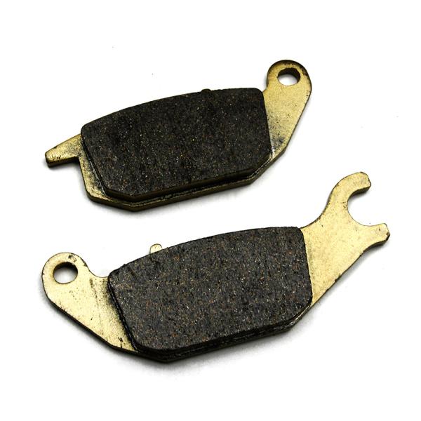 商品仕様：■新品　未使用■左右2枚セット(1キャリパー分)出品となります。※車種により１キャリパー４枚必要の場合があり、左右形状異なるので、ご確認の上ご購入してください。■ブレーキパッドのサイズは（全長X幅X厚み）107 x 43 x 10mm。