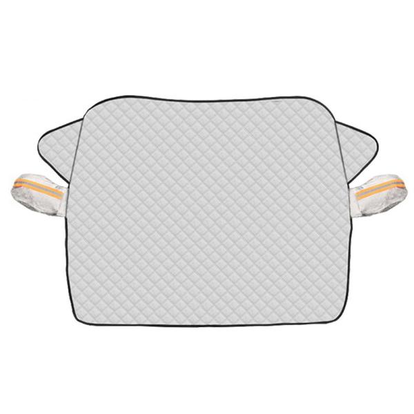 商品仕様：■状態：新品  未使用、Sサイズ 車フロント凍結防止用カバーの出品です。■素材：PEVAアルミ箔、スパンレース綿、複合綿、不織布。磁石内蔵。■商品内容とサイズ： (1)車用フロントガラスカバー1枚＋(2)収納袋1枚。サイズ：縦長1...