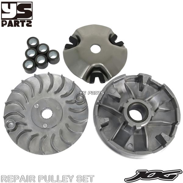 ■定価7800円(税別)■仕様プーリー外径：約95mmフェイス外径：約93.5mmプーリー角度：約13.8度フェイス角度：約13.8度※純正と全く同じ仕様です■適合車種CE50D 4サイクルジョグ/ジョグデラックス [SA36J/SA39J...