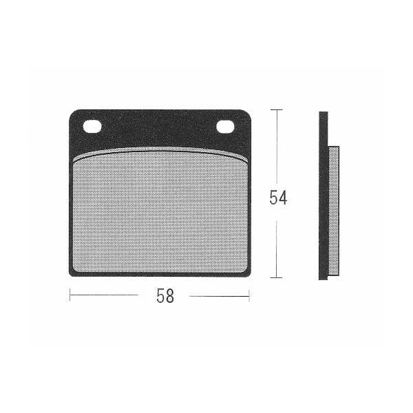 【高品質】新型ブレーキパッド Z400FX/Z550/Z650/Z700/KZ650/KZ1000/KZ1000LTD/KZ1000MK2 ...