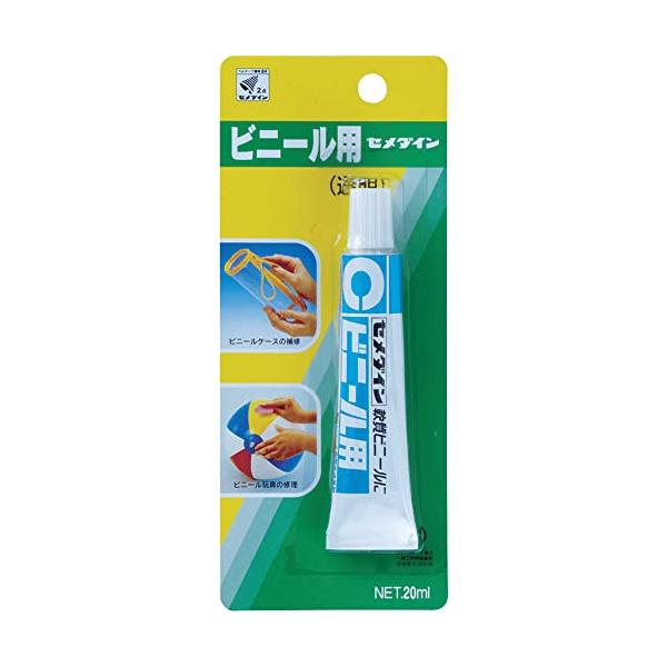 高品質な接着剤：セメダインCemedineブランドで、ビニール素材の接着に特化速乾性：軟質塩ビやビニール製品の修復に理想的中粘度：適度な粘度で、接着面の均一な形成を可能にする水に強い：水に対する抵抗性があり、長期的な接着力を確保チューブパッ...