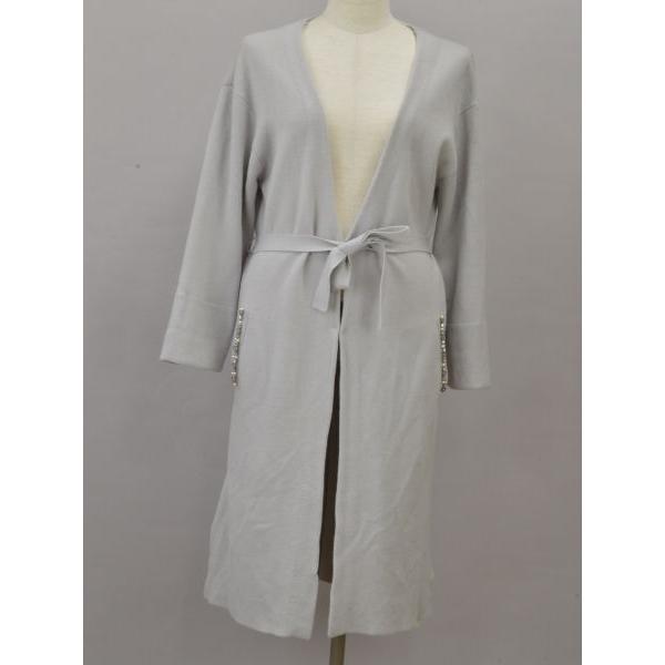 [中古：(下)　ランク：4/10]　前右ポケット横に汚れ、毛玉や毛羽立ちがあり、全体的に使用感のある状態です。