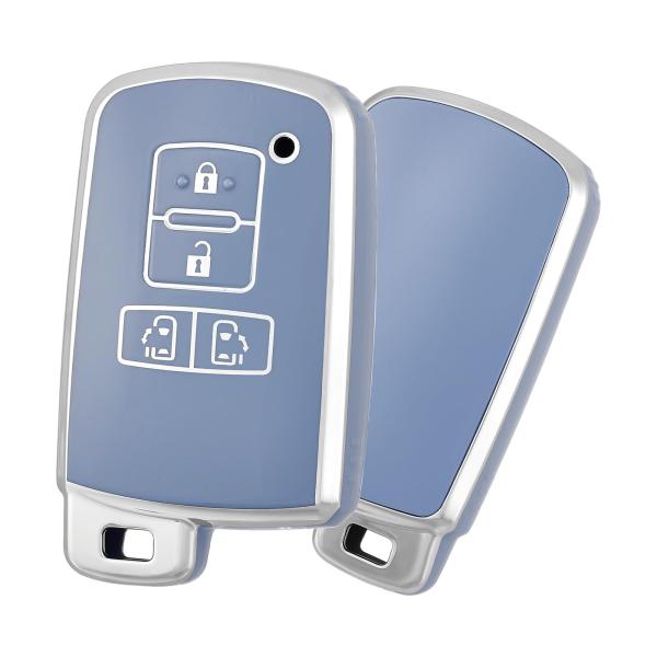 カラー：ブルーシルバーサイズ：標準色：ブルーシルバー適合車種：適合トヨタ ハリアー60/ ノア (NOAH) 80系/ ヴォクシー (VO XY) 80系/ 新型クラウン21系　ReBORN/ エスクァイア(Esquire)（両側スライドド...