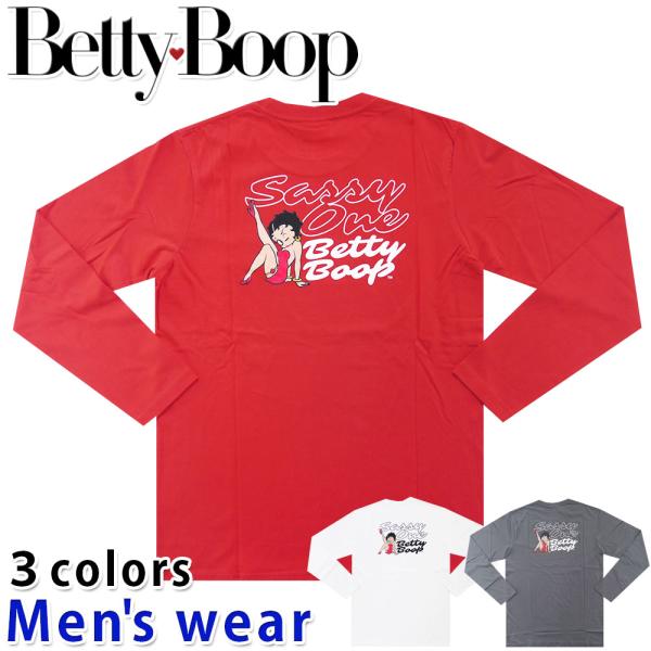 こちらの商品はメール便(クリックポスト)発送送料無料商品ですご購入の方は必ず下記の「クリックポスト発送について」バナーをご確認ください。○商品詳細商品名：ベティ ちゃん 長袖 Tシャツ メンズ品番：BE1251-10Bブランド名：Betty...