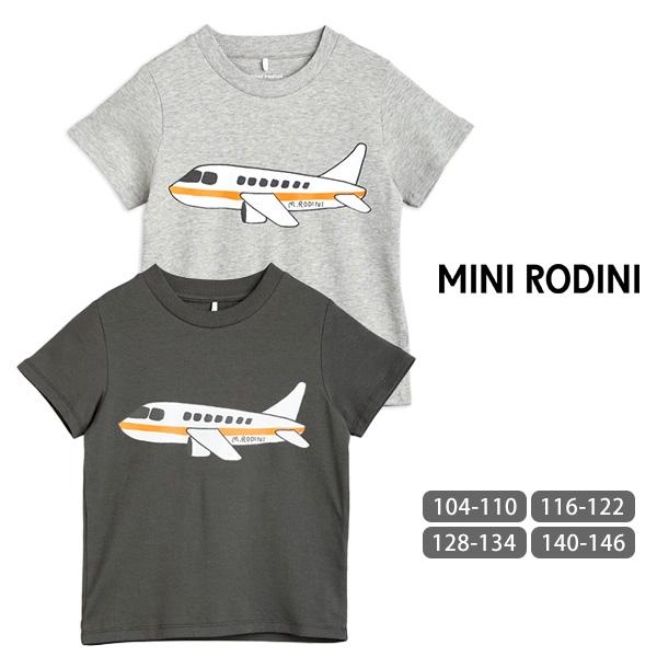 商品名：オーガニックコットン キッズTシャツ(半袖) AIRPLANE MINI RODINIサイズ・・・104-110cm(3-5Y)　着丈39cm 身幅32cm 肩幅26cm 袖丈12cm116-122cm(5-7Y)　着丈44cm 身...