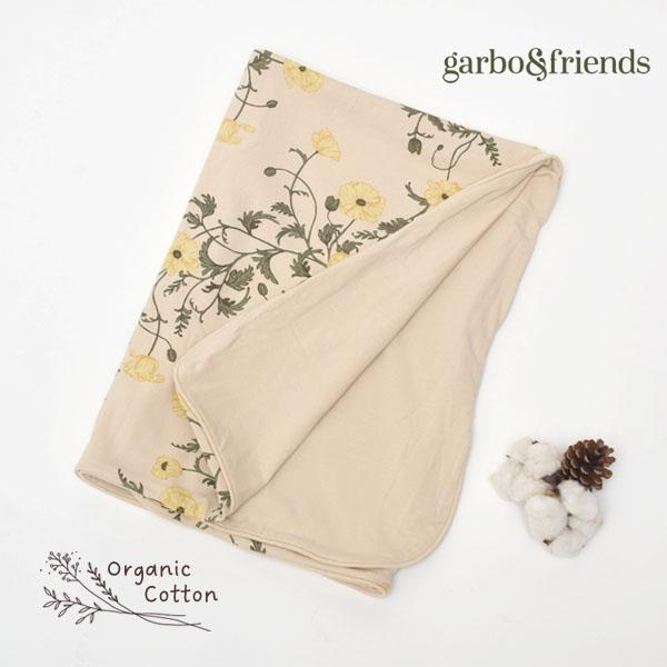 商品名：オーガニックコットン ブランケットPrint Garbo＆Friendsサイズ・・・83×83cm※衣料品の特性上、個体差がある旨ご了承ください。素材・・・オーガニックコットン95％ エラスタン5％・天竺カラー・・・FlosBeig...