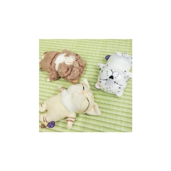 「ぼうみたいなねこ」に新しくネコ科シリーズが登場!無防備におなかを出して眠る姿に癒されます。「ぼうねことは」…「あるある」な猫の姿をそのままぬいぐるみにしました。寝姿がまるで棒のような猫…まさしく「ぼうねこ」 / メーカーオススメ隙間:布団...